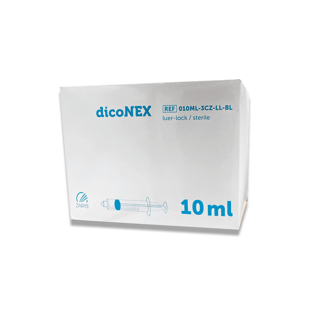 Strzykawka Luer Lock 3-częściowa dicoNEX Komfort Med