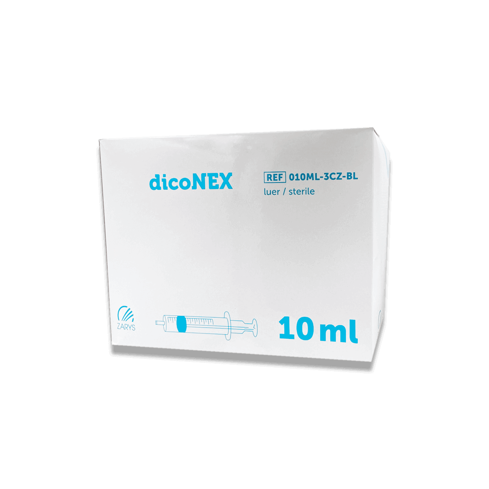 Strzykawka Luer 3-częściowa dicoNEX Komfort Med
