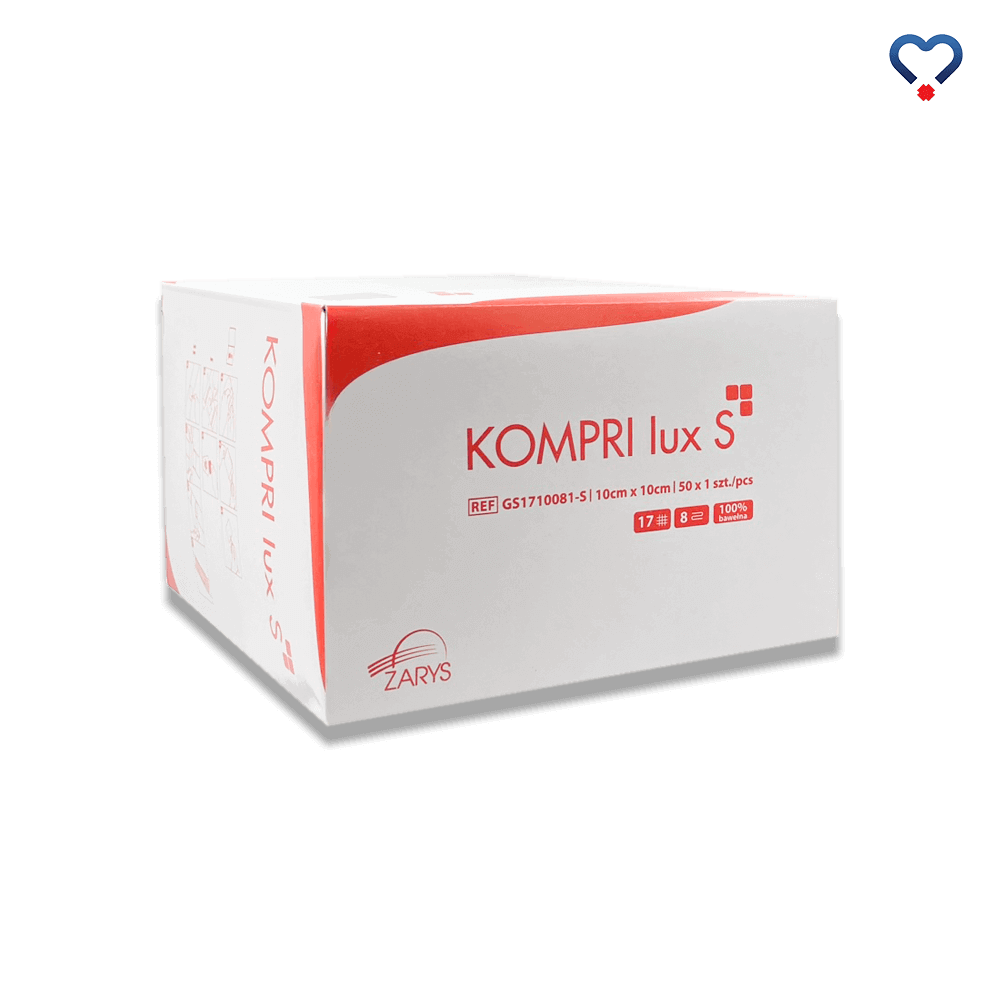Kompres jałowy 10x10 KOMPRI lux Komfort Med