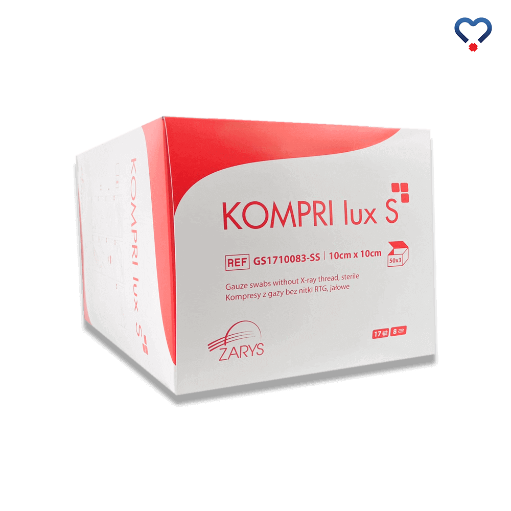 Kompres jałowy 10x10 KOMPRI lux Komfort Med