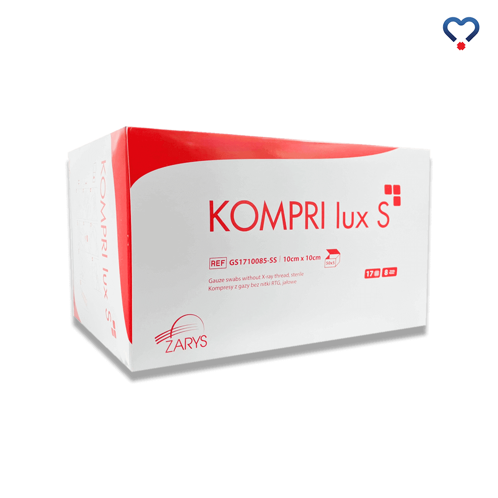 Kompres jałowy 10x10 KOMPRI lux Komfort Med